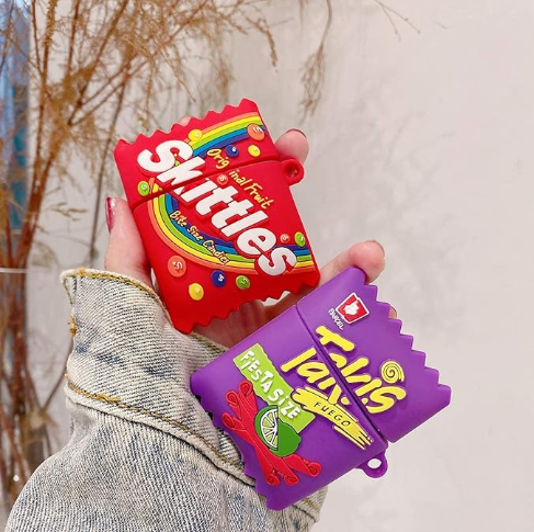 Air pod Protective Silicone Snack Candy Cookie Coke Reese's Takis Bubb ...