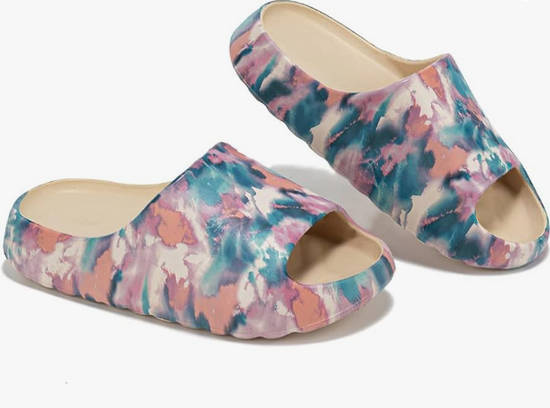 Trendy Yeezy Inspired Colorful Non-Slip Comfy Soft Summer Slides for W ...